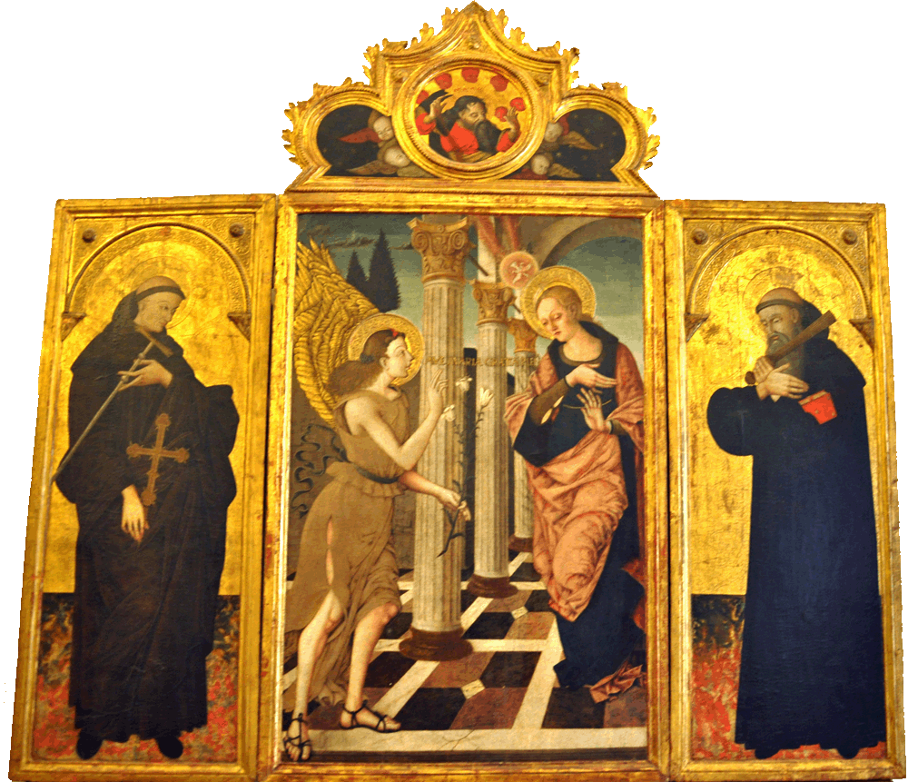 Nicola di Maestro Antonio, Triptych of the Annunciation